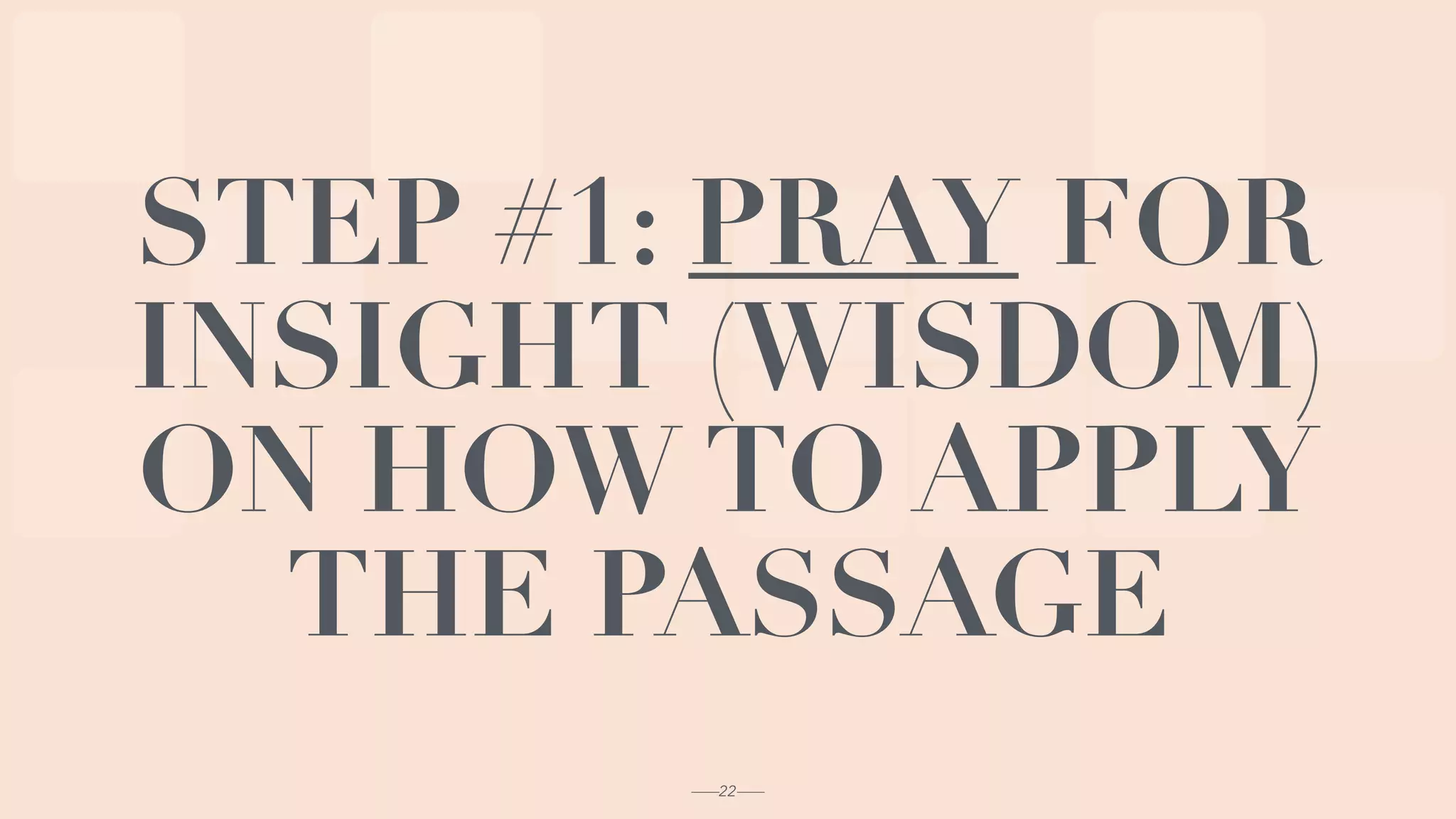 Bible Study Methods—#1 Devotional Method | PPT