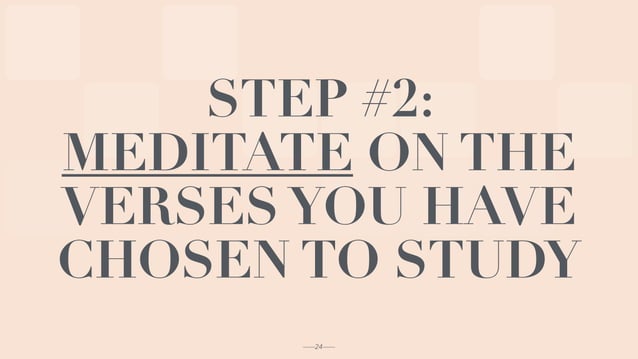 Bible Study Methods—#1 Devotional Method | PPT