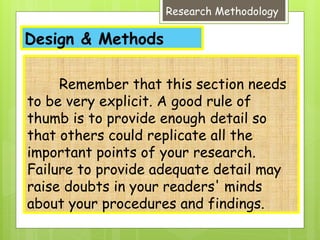 (3) Methodology & Design.pptx.Research po | PPT