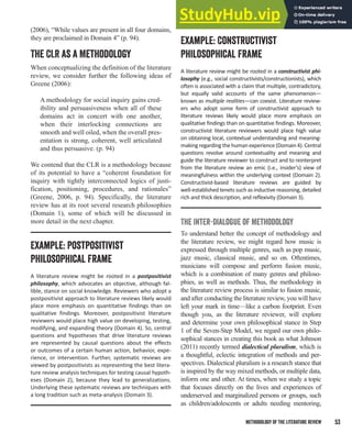 3 METHODOLOGY OF THE LITERATURE REVIEW Chapter 3 Roadmap Background Concepts | PDF