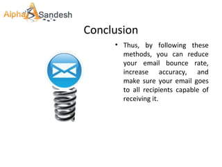 3 methods to manage email bounce effectively | PPT | Email | Internet