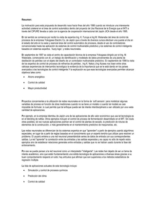 Metodos Neuronales En Sistemas Difusos | DOC