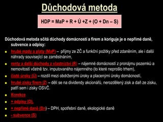 3 metody hdp | PPT