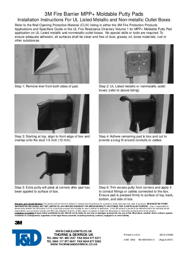 3M Fire Barrier Intumescent Moldable Putty