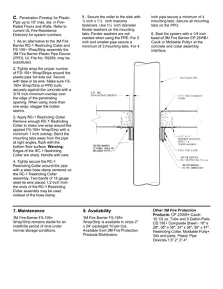 3M Fire Barrier Intumescent Wrap - 3M FS195+ | PDF | Home Improvement ...