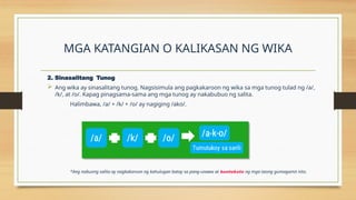 3Mga Kalikasan ng Wika FIL3.pptx UNANG MARKAHAN | PPTX