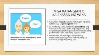 3Mga Kalikasan ng Wika FIL3.pptx UNANG MARKAHAN | PPTX