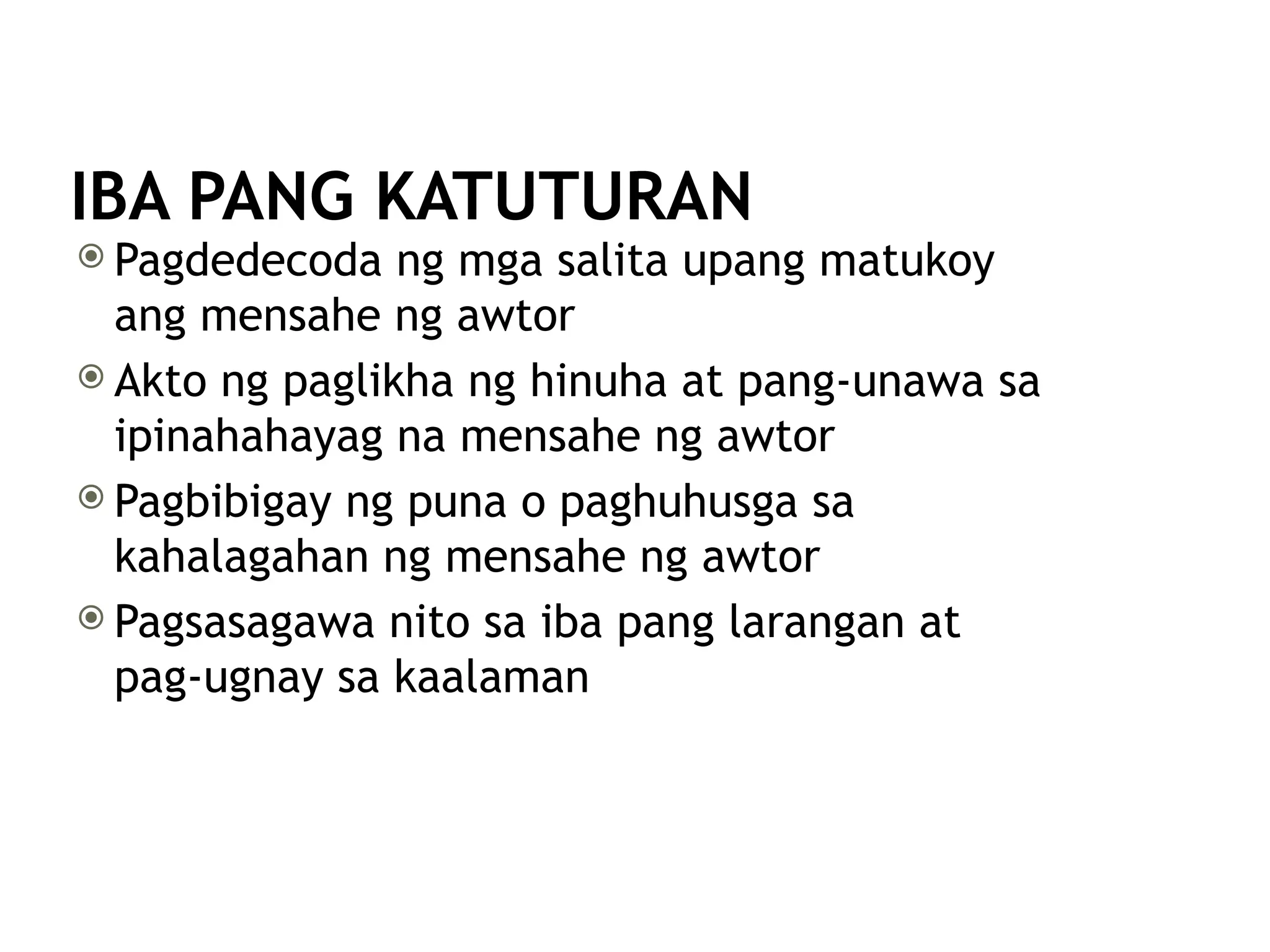 3 Mga kasanayan sa pagbasa at pagunawaaa | PPT