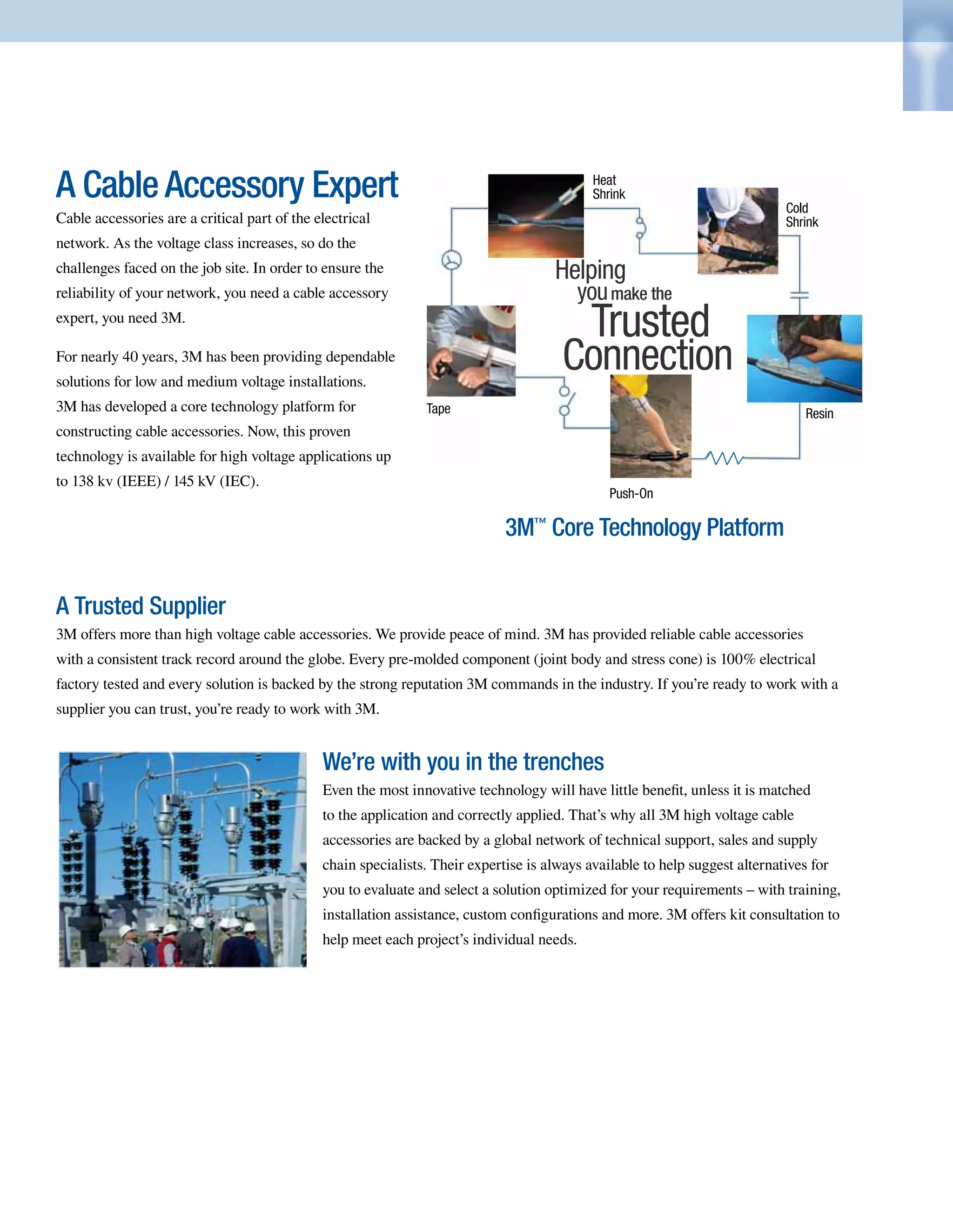 3M High Voltage Joints, Terminations & Accessories | PDF