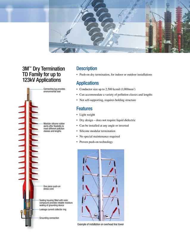 3M High Voltage Joints, Terminations & Accessories | PDF