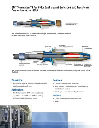 3M High Voltage Joints, Terminations & Accessories | PDF