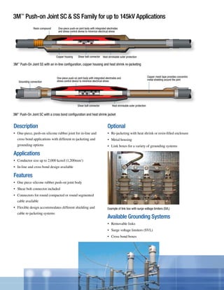 3M High Voltage Joints, Terminations & Accessories | PDF