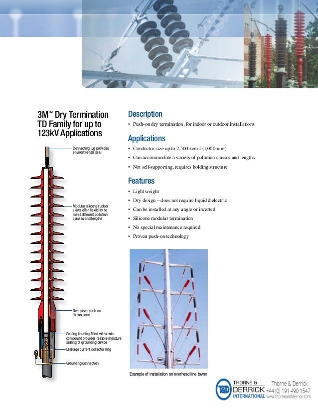 3M High Voltage Joints, Terminations & Accessories