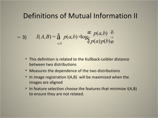 Mutual Information Algorithm applied to rigid registration | PDF