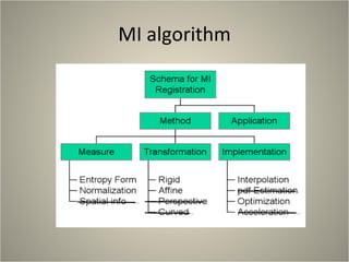 Mutual Information Algorithm applied to rigid registration | PDF