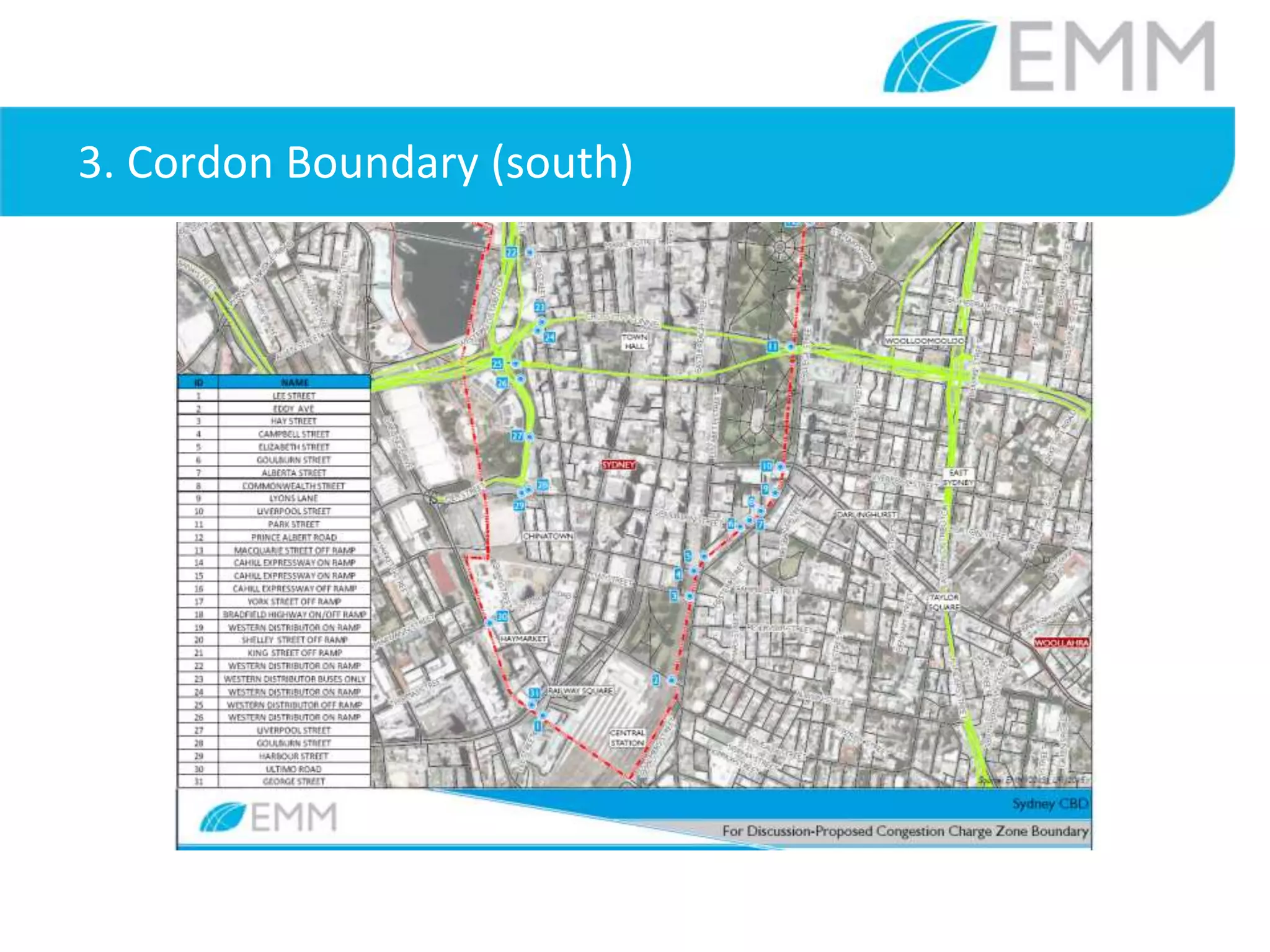 Rationale for a Central Business District Cordon Pricing Scheme in ...