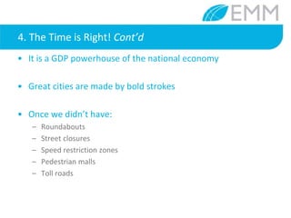 Rationale for a Central Business District Cordon Pricing Scheme in ...