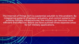 3 Military Applications of the Internet of Things | PDF