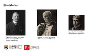 British Protestant Missionaries’ contribution to Britain's Imperial ...