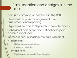 sedation in the ICU, delirium and how to use propofol | PPT