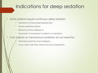 sedation in the ICU, delirium and how to use propofol | PPT
