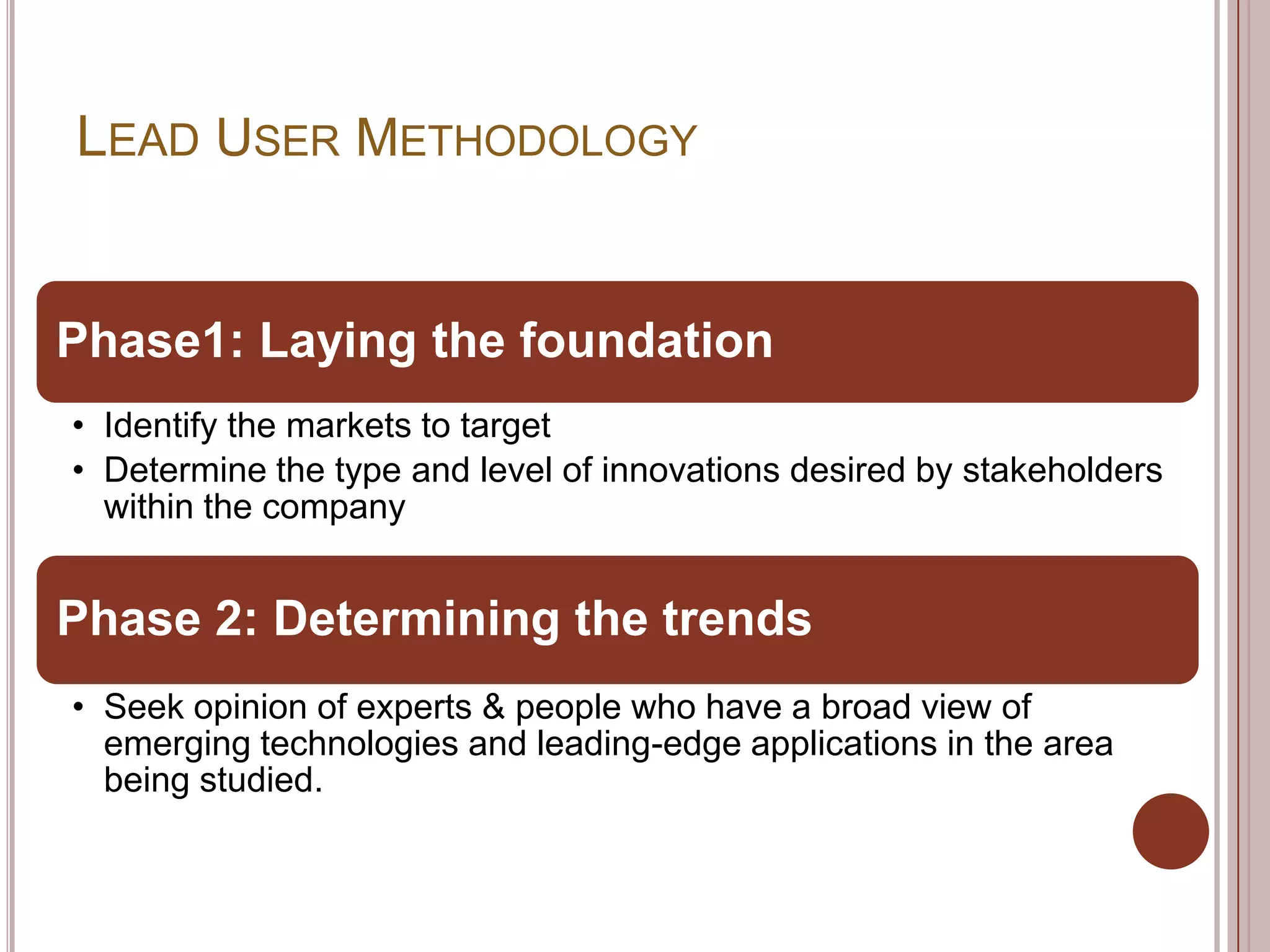 3M Lead User Methodology for Innovation | PPTX
