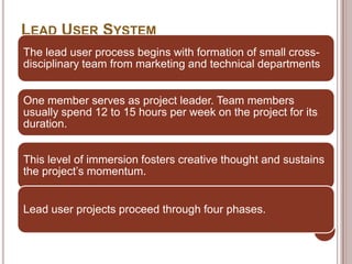 3M Lead User Methodology for Innovation | PPTX
