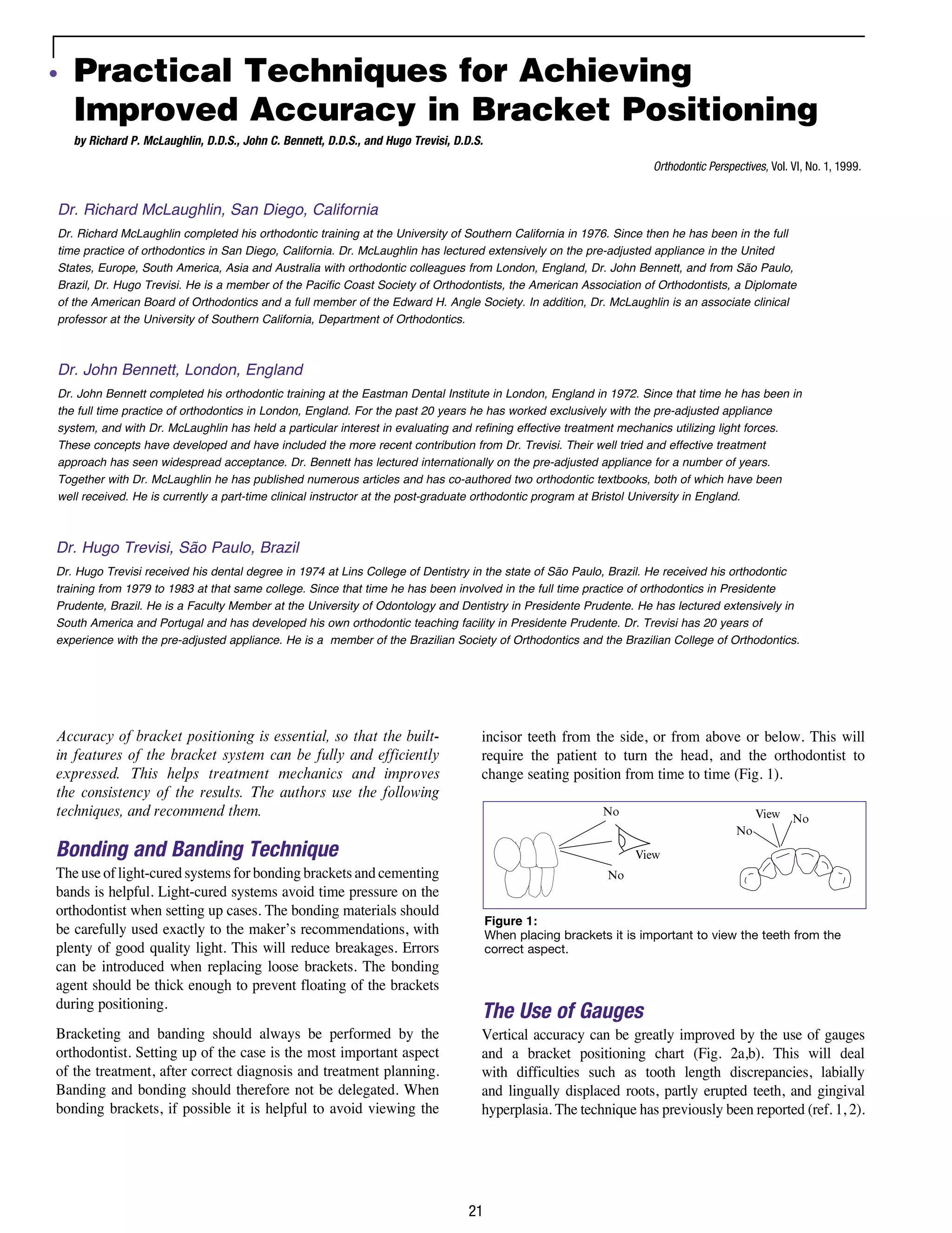 MBT TECHNIQUE - ORTHODONTIC EDUCATION FOR GENERAL PRACTITIONERS. | PDF