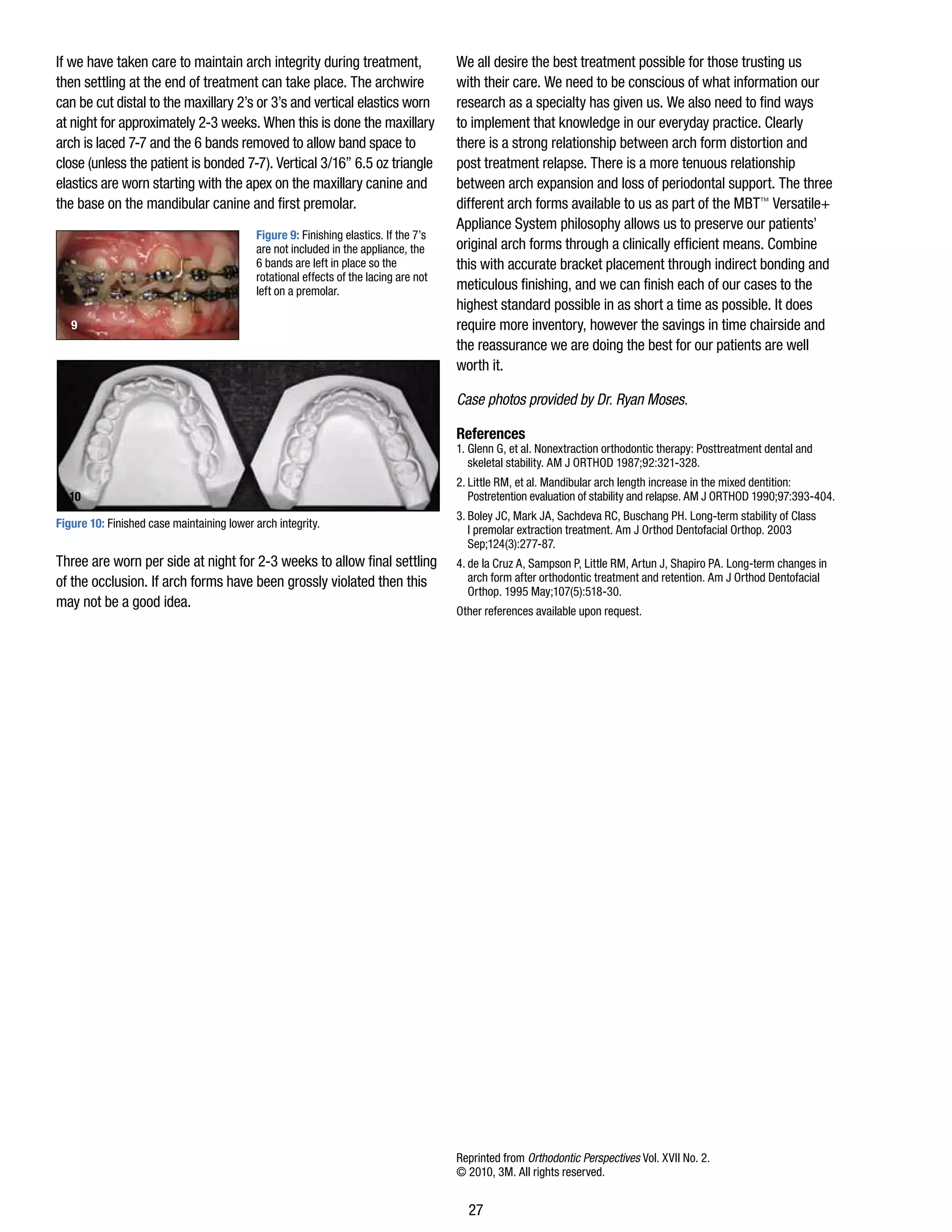 MBT TECHNIQUE - ORTHODONTIC EDUCATION FOR GENERAL PRACTITIONERS. | PDF