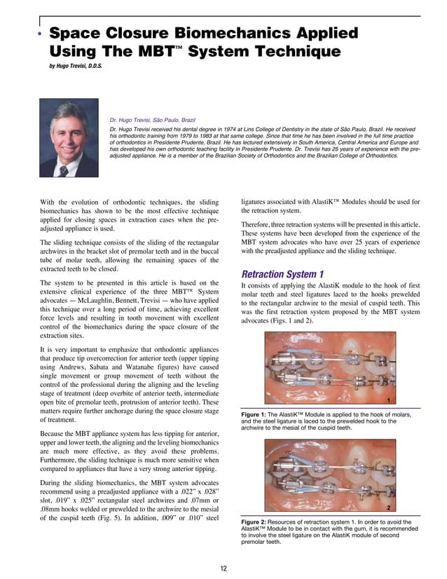 MBT TECHNIQUE - ORTHODONTIC EDUCATION FOR GENERAL PRACTITIONERS. | PDF