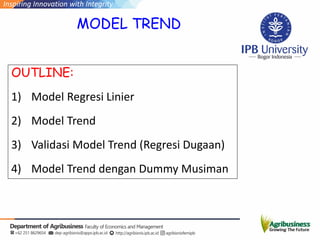 Materi presentasi model trend analysis (metodologi penelitian) | PDF