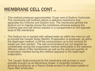 3 modren sodium hydroxide manufacturing methods | PPTX