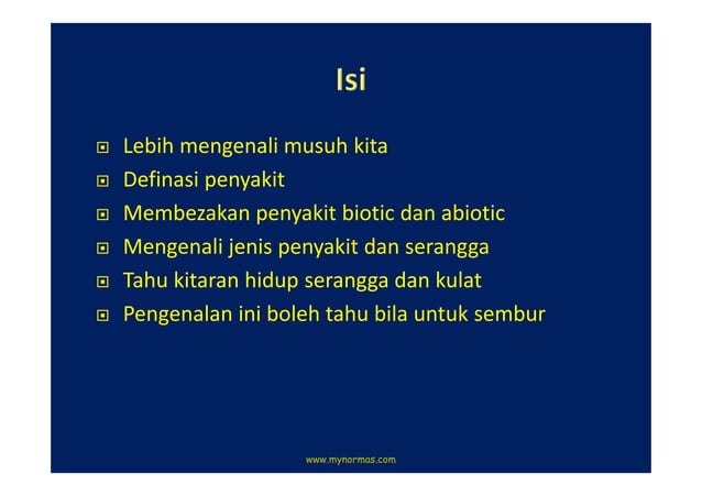Diagnosis penyakit rumput | PPT