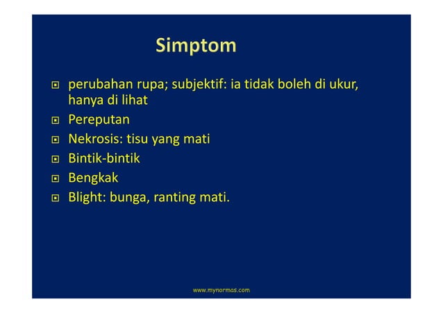 Diagnosis penyakit rumput | PPT