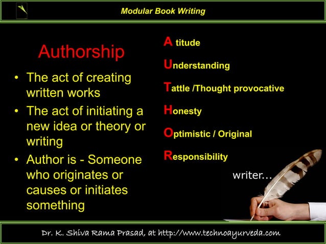 3 modular book writing | PPT