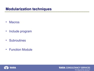 3 modularisation and bdc | PPT | Programming Languages | Computing