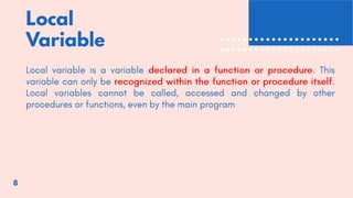 Algorithm and Programming II - 3. Modular Programming | PDF