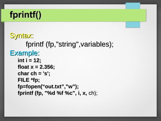 Module 03 File Handling in C | PDF