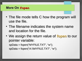 Module 03 File Handling in C | PDF