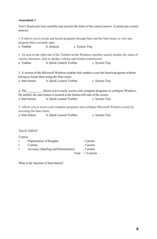 3 Module - Operating Systems Configuration and Use by Mark John Lado | PDF
