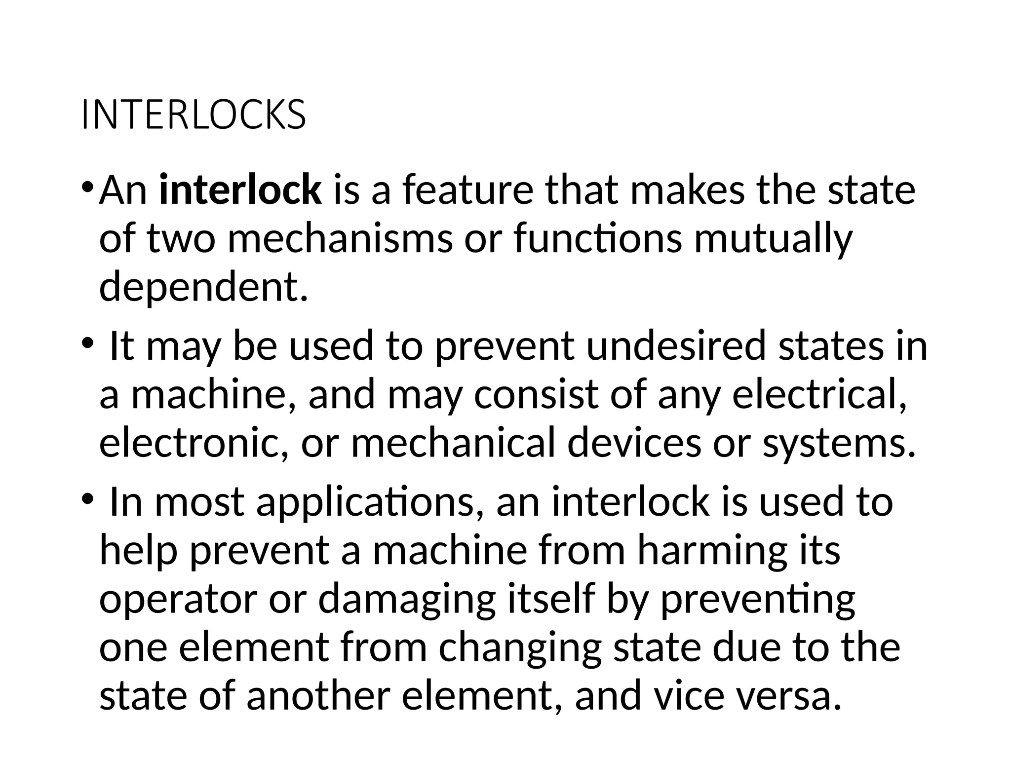Electrical safety - Double insulation and Interlocks | PPTX