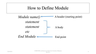 3 Modules | PPT