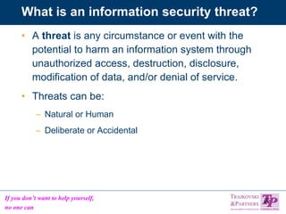 3 Most Common Threats Of Information Security | PPT