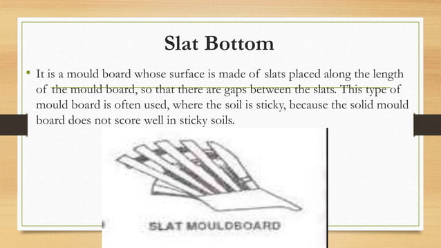 Mould board plough | PPTX | Agriculture | Industries