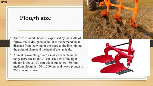 Mould board plough | PPTX | Agriculture | Industries