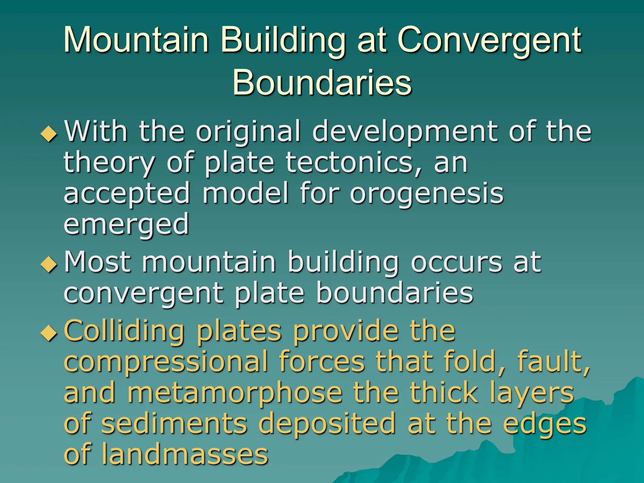 3 Mountain Formation PLATE TECTONICS.ppt