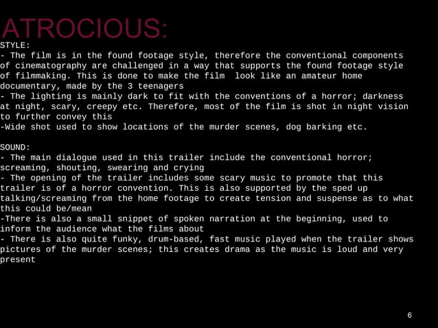 Analysis of 3 movie trailers | PPT