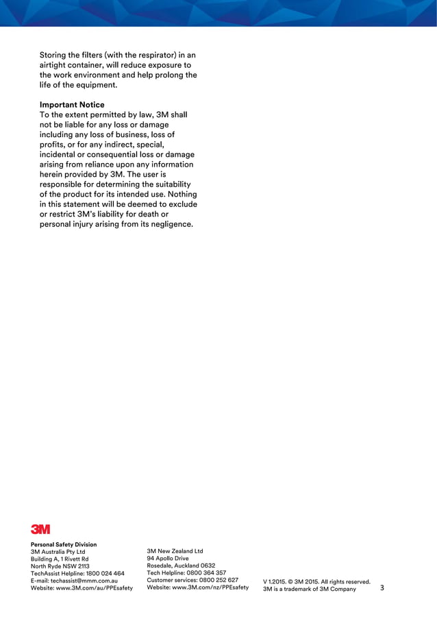 3 m particulate filter 5935 tech data sheet | PDF