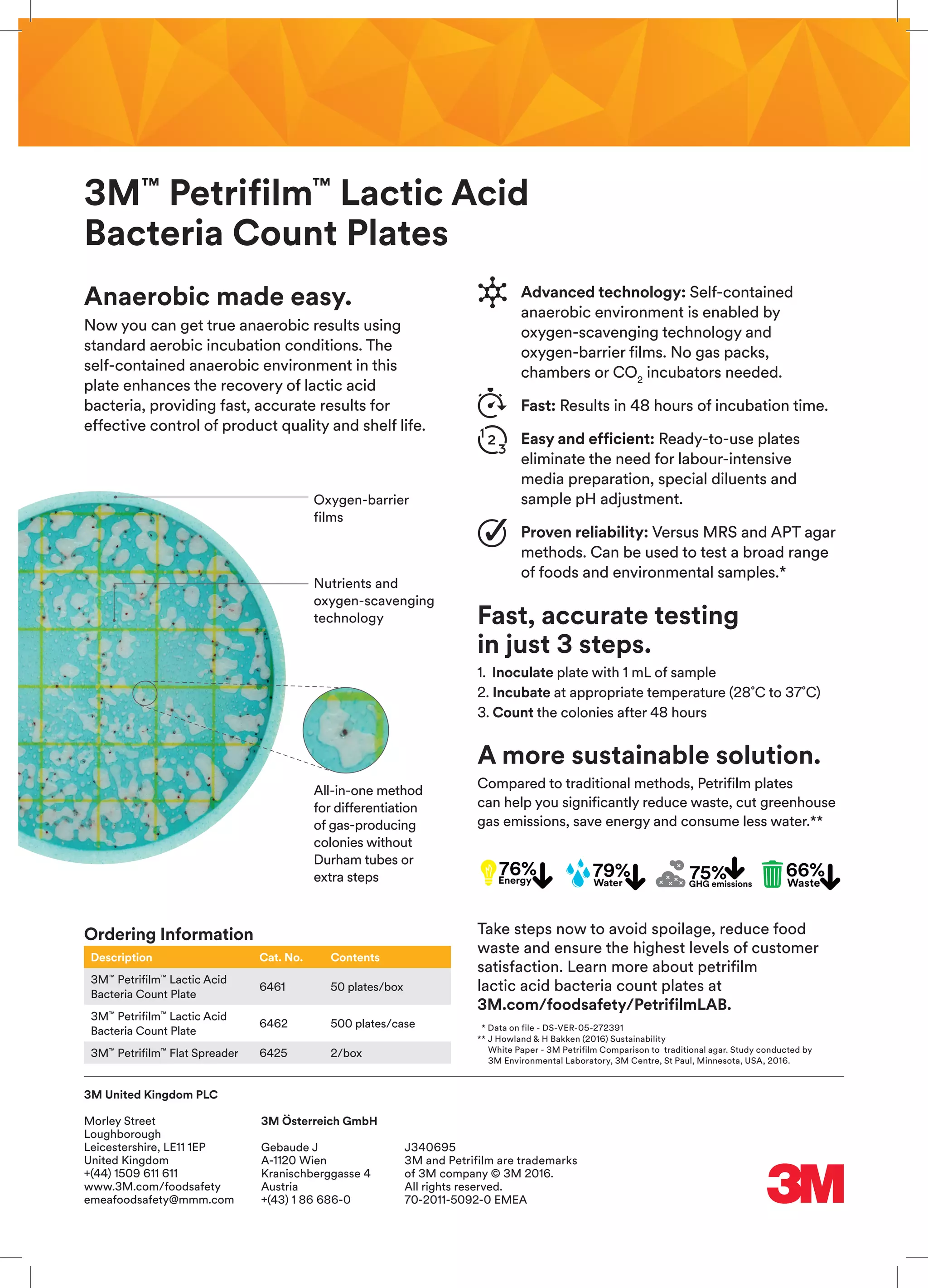 3M™ Petrifilm™ Lactic Acid Bacteria | PDF