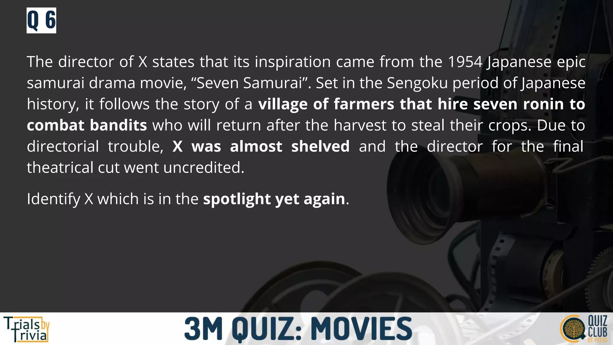 Trials by Trivia: 3M Quiz (Movies, Mythology, and Memes) | PDF | Movies ...